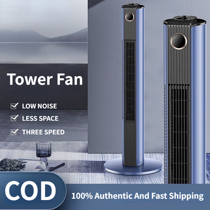 Floor Fan Vertical Electric Fan Tower Fan Household Tower Fan Floor Fan Shaking Head Silent ...