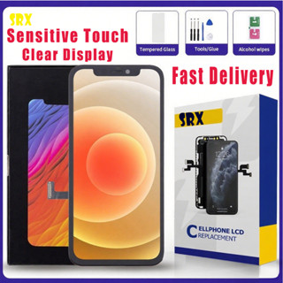 SRX For X XS XR Max 11 12 13 14 15 Mini Pro Plus Max GX OLCD LCD Touch Screen OLCD Replacement ...