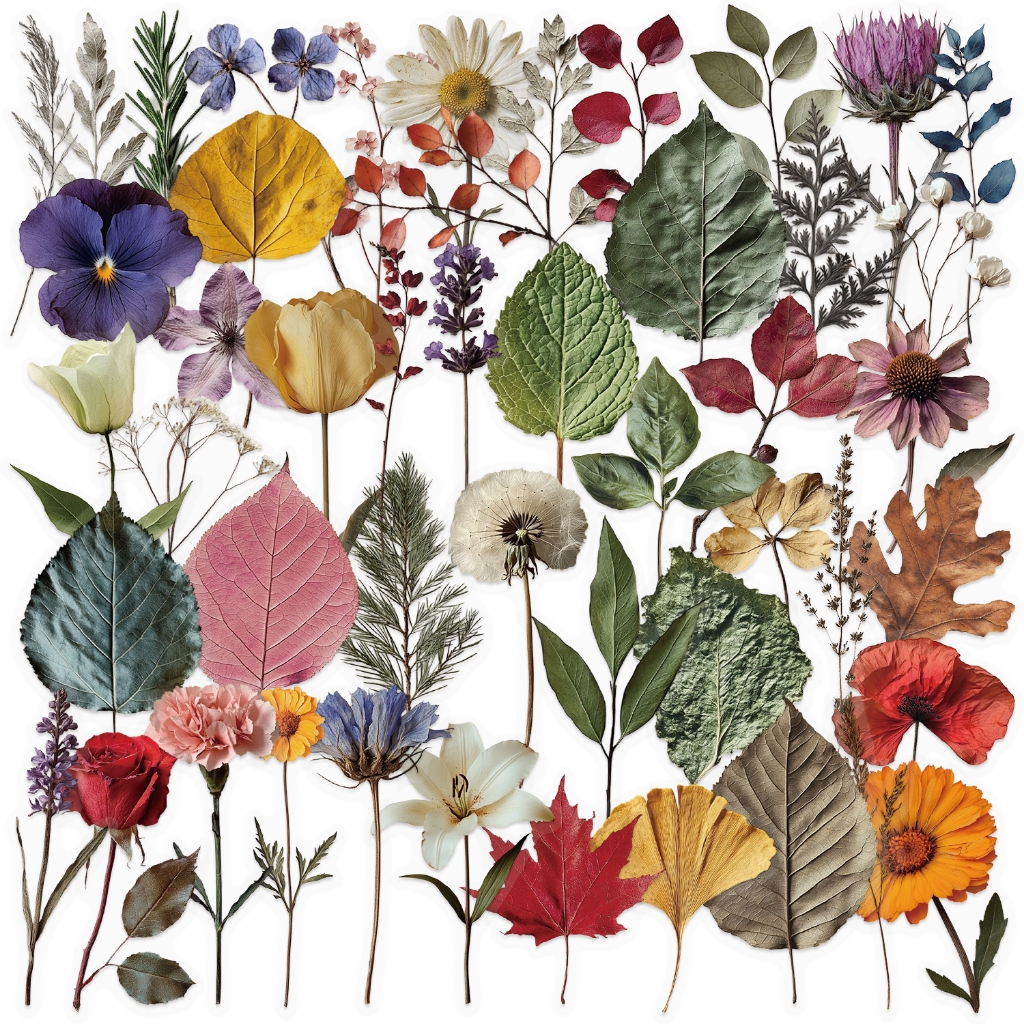 50PCS Plant specimen stickers Graffiti Cartoon Skateboard Waterproof ...