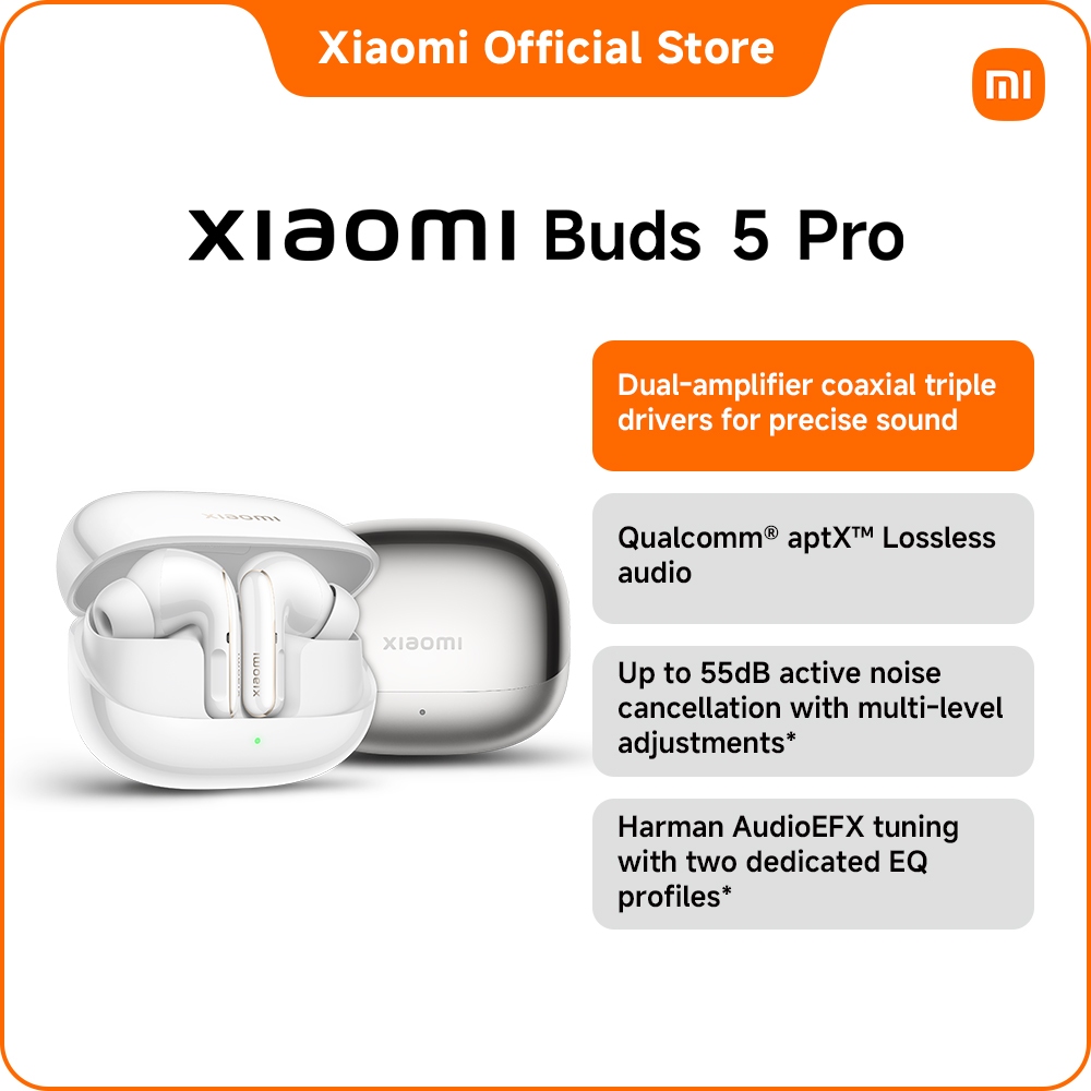New Xiaomi Buds 5 Pro | Dual-amplifier coaxial triple drivers, Qualcomm ...