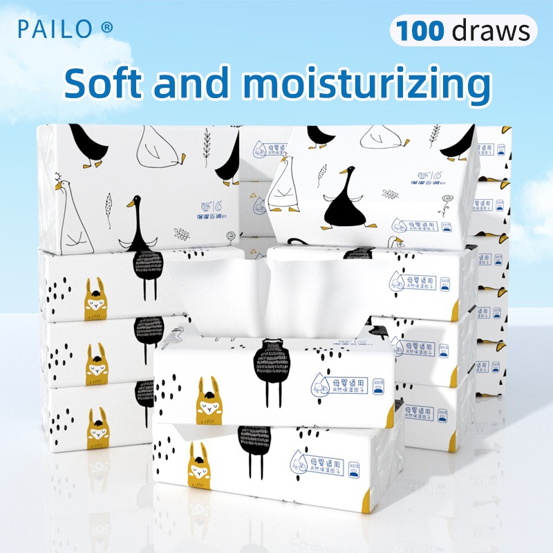 [20 Packs] Baby Soft Tissue Cloud Soft Tissue Newborn Cream Paper Nasal ...