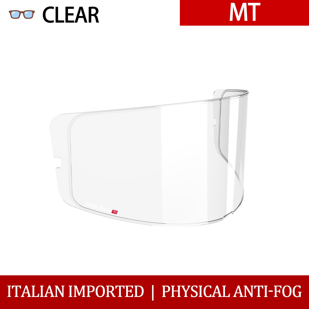 For Mt Helmet Accessories Clear Pin lock Fog Resistant Insert Lens for ...