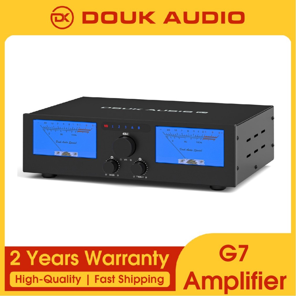 Douk Audio G7 HIFI 300W 2/4-Channel Digital Amplifier Speaker Selector ...