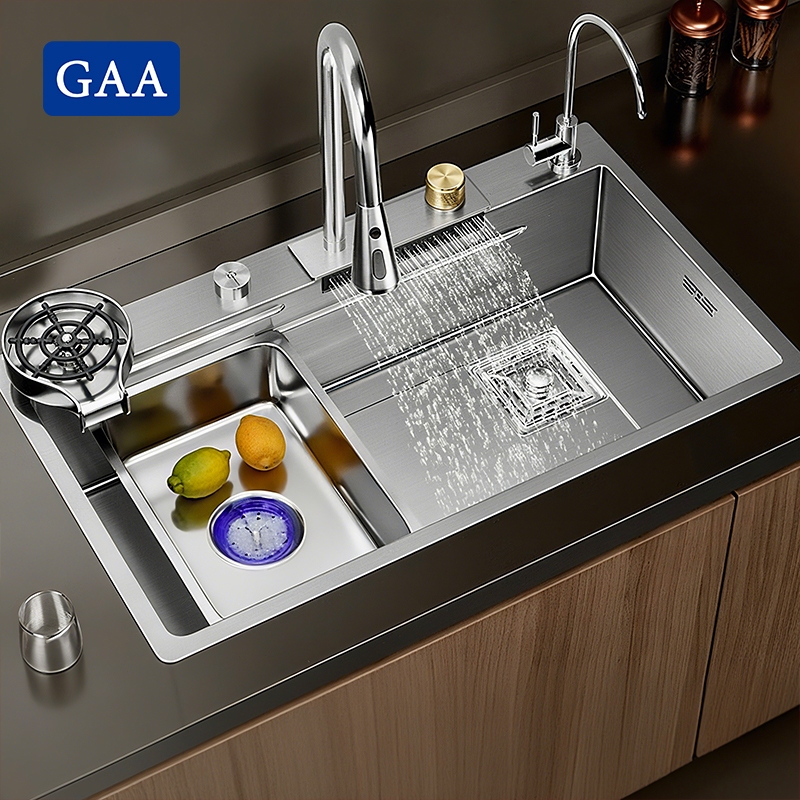 GAA Multi-functional SUS304 Stainless Steel Sink 10-piece set Kitchen ...