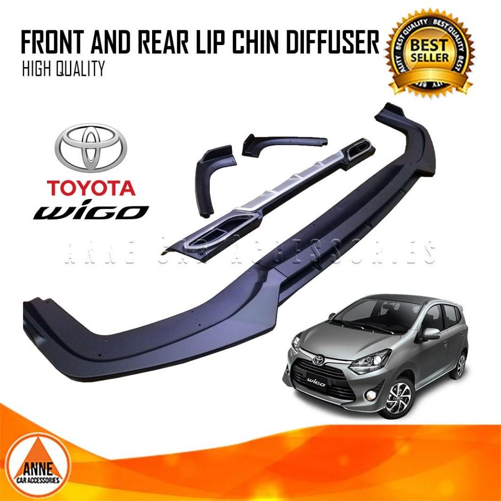 Front and Rear Lip Chin Diffuser Toyota Wigo Car Protection Car ...