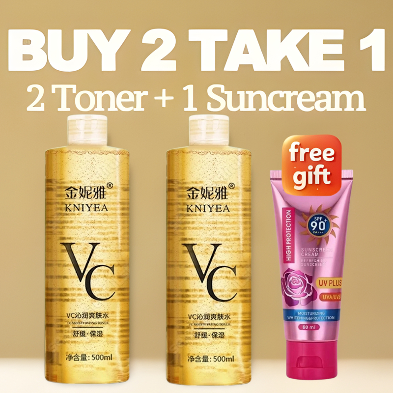 【BUY 2 TAKE 1】Vitamin C Toner 500ml Intensive Whitening Essence Toner ...