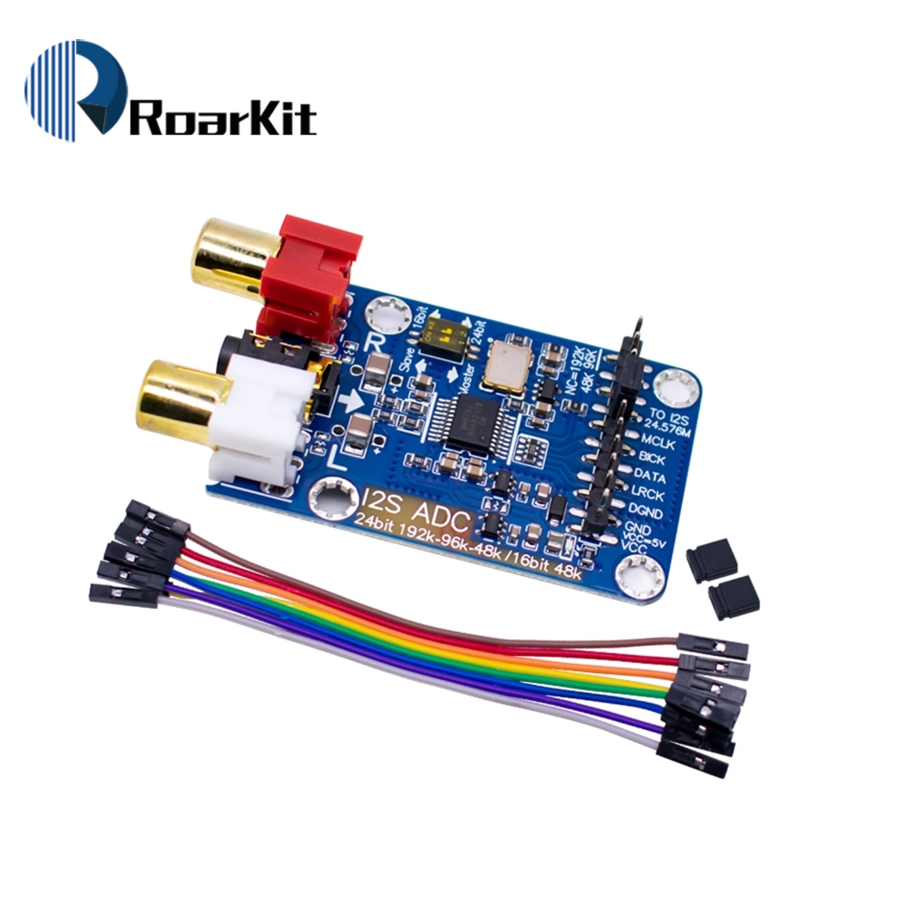 I2S ADC Master Slave Mode Development Board WM8782S Audio I2S Capture ...