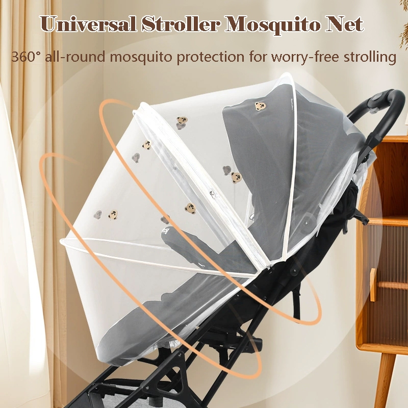 Universal Baby Stroller Mosquito Net - Full Cover Protection with Dual ...