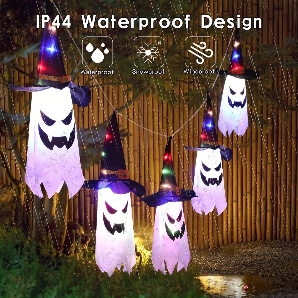5pcs/ string Halloween Lights, Battery Operated LED Halloween Lights ...