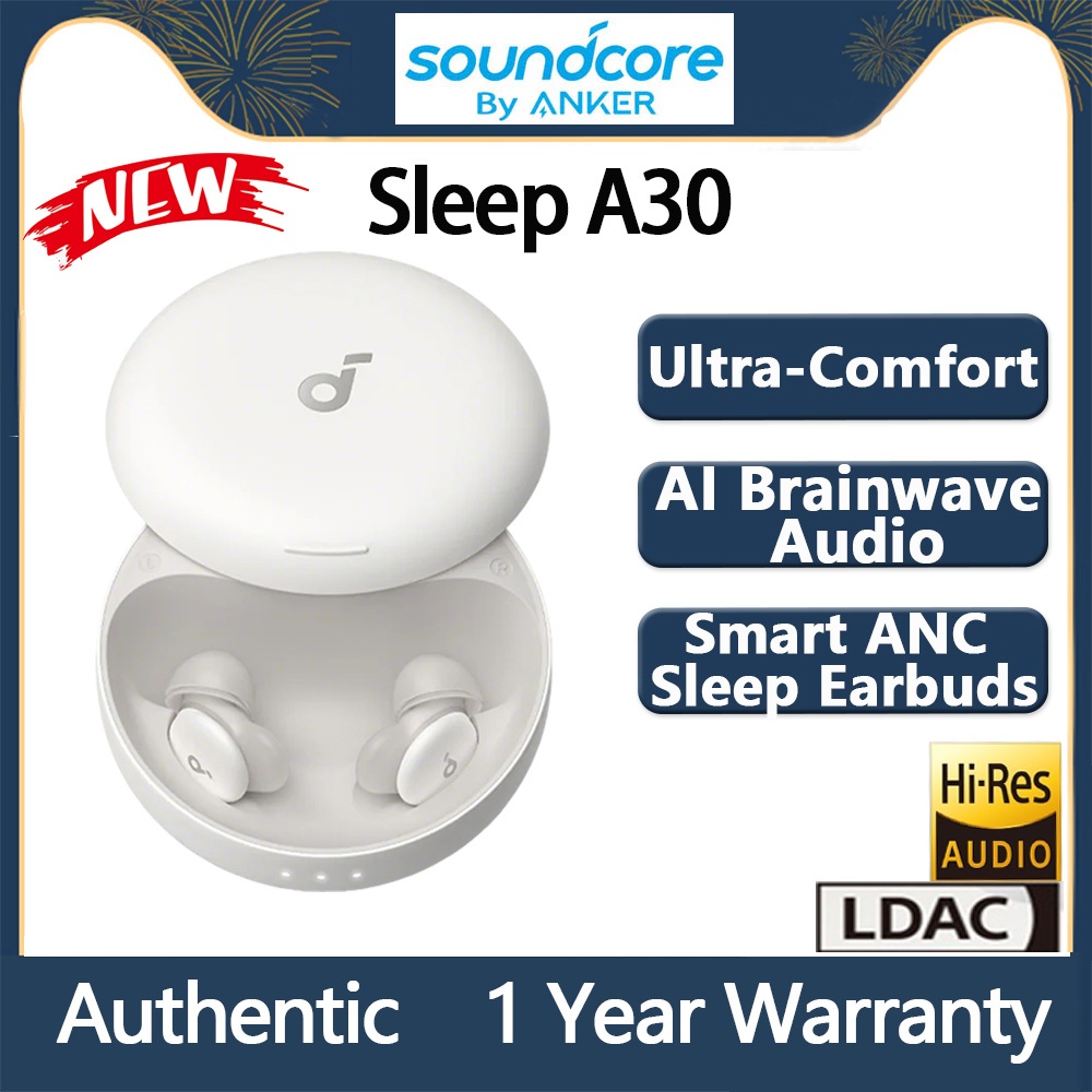 Original New Soundcore Sleep A30 Sleep Earbuds Second Generation Side ...
