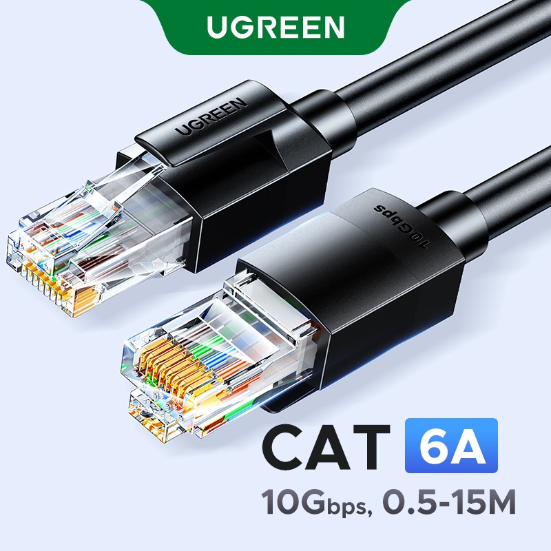 UGREEN Cat 6A Ethernet Cable 10Gbps Fast Speed 500MHz PVC Jaxket Low ...