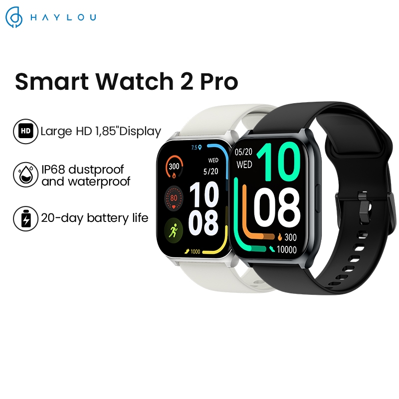 Haylou 2 Pro (LS02 Pro) 1.85"Display Smart Watch Bluetooth Calling ...
