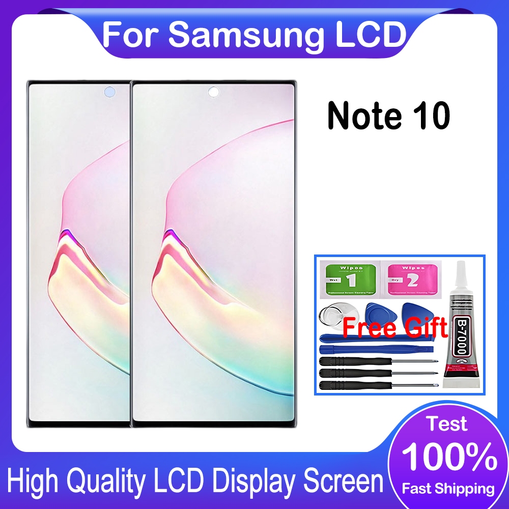 For AMOLED Samsung Galaxy Note 10 4G 5G LCD Display Touch Screen With ...