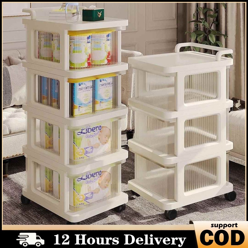 Multi-layer Storage Drawer Trolley Cart Organizer Moving Organizer ...