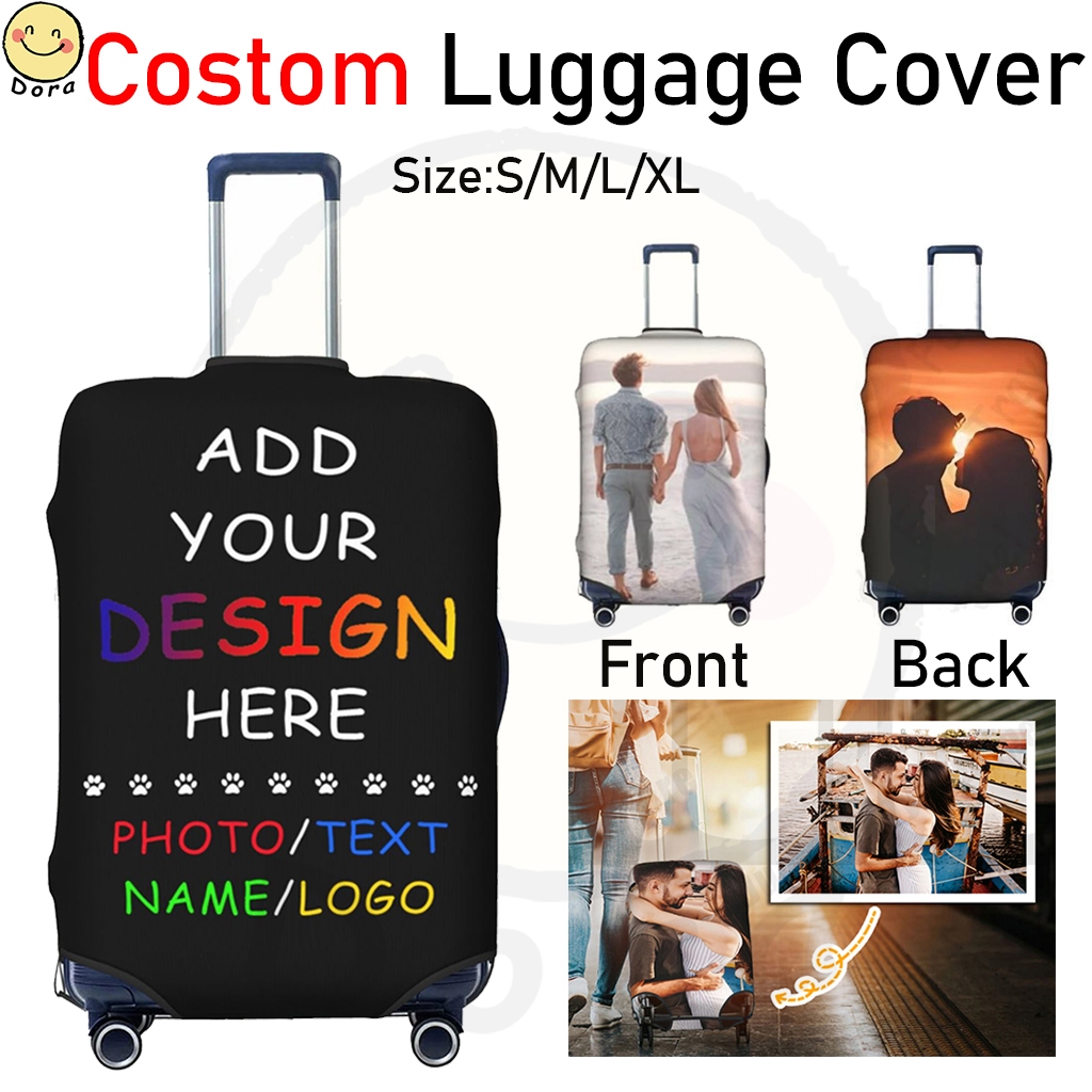 Customized Luggage Cover Washable Suitcase Protector Anti-scratch ...