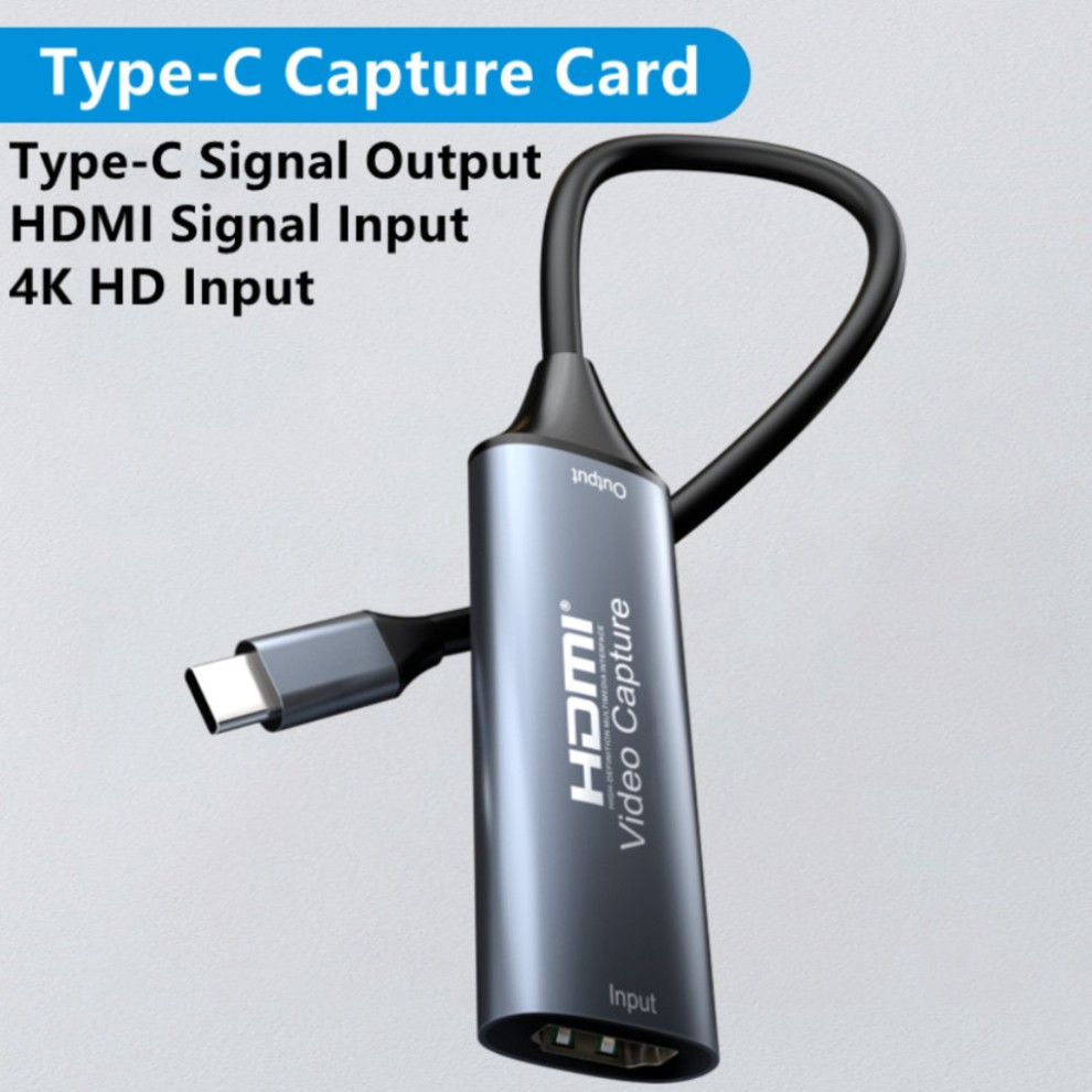4K TypeC Video Capture Card 1080p 60fps USB-C To HDMI Video Recording ...