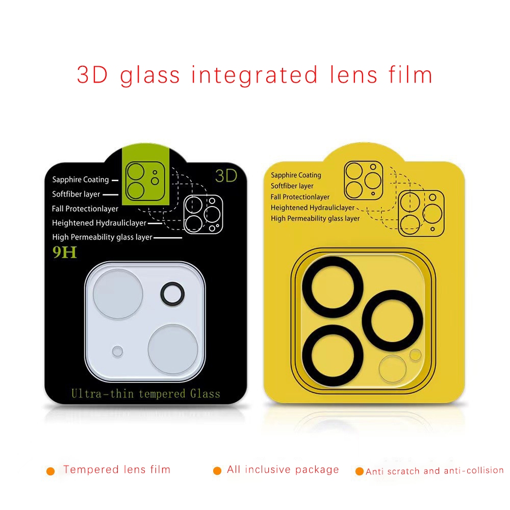 For iPhone 11 12 13 14 15 16 Pro Max integrated lens film, scratch ...