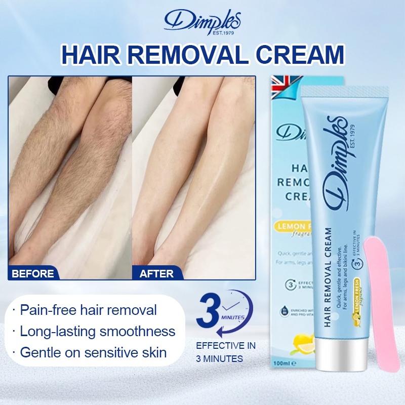 Dimples Hair Removal Cream #1 | For Arms, Legs, Underarm, Bikini ...