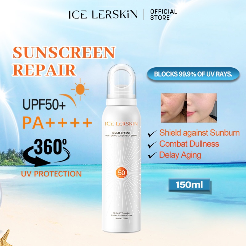 ICE LERSKIN Sunblock sunscreen spray whitening sunscreen spray for ...