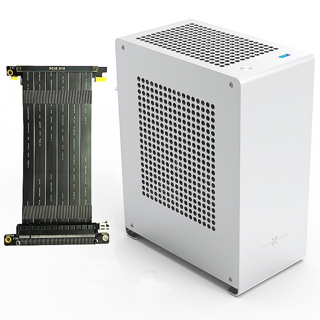 ZZAW A1P Mini ITX Case for PC Aluminum Desktop Chassis with A4 Size Bag ...