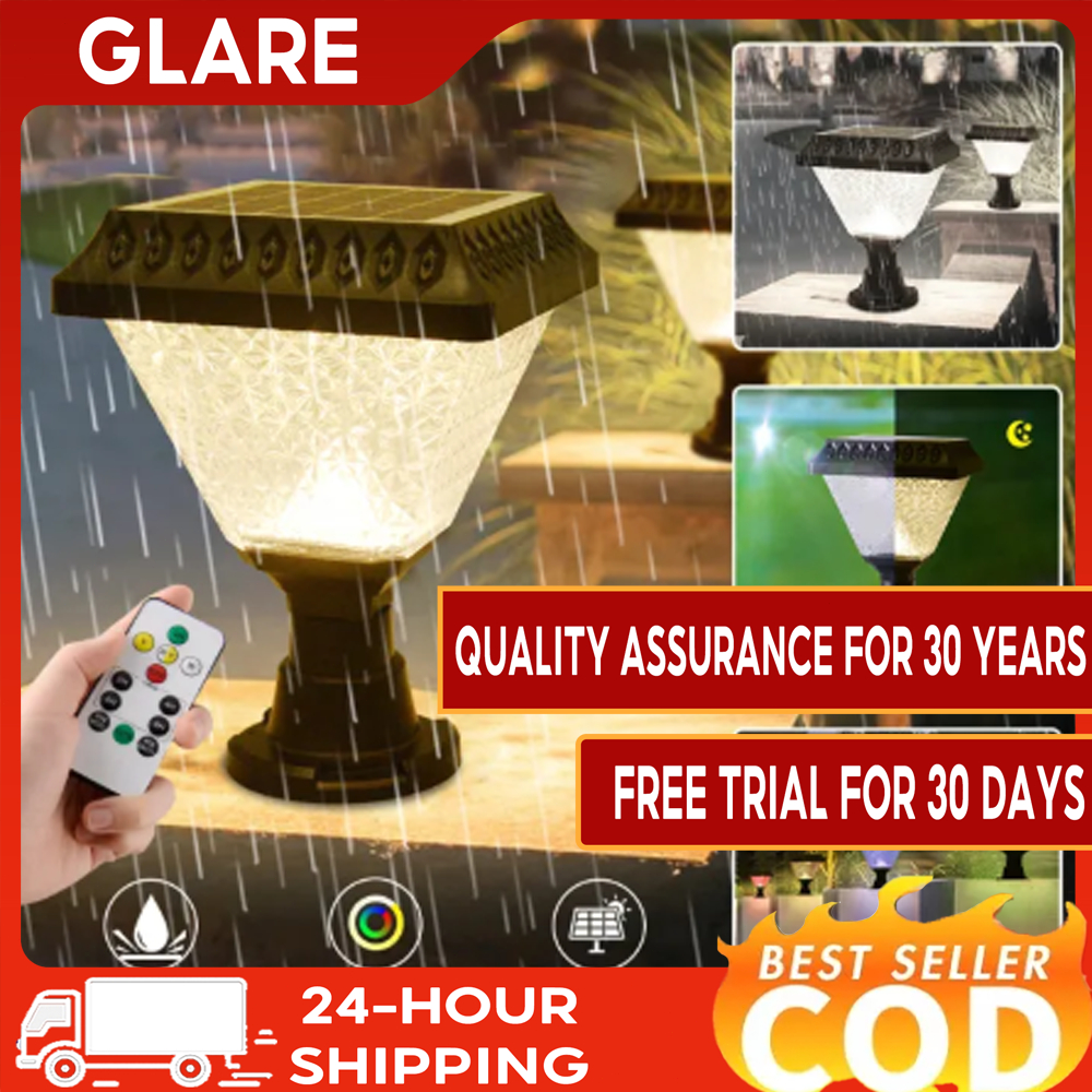 【BUY 1 TAKE 1】LED with Remote Control Garden Column courtyard street ...