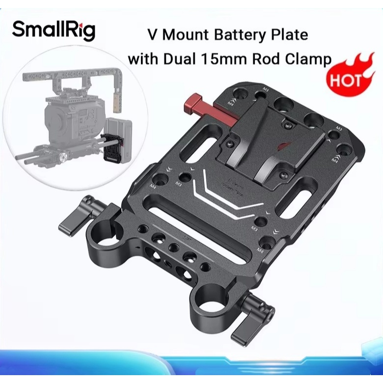 SmallRig V Mount Battery Plate V-Lock Mount Battery Plate with Dual ...