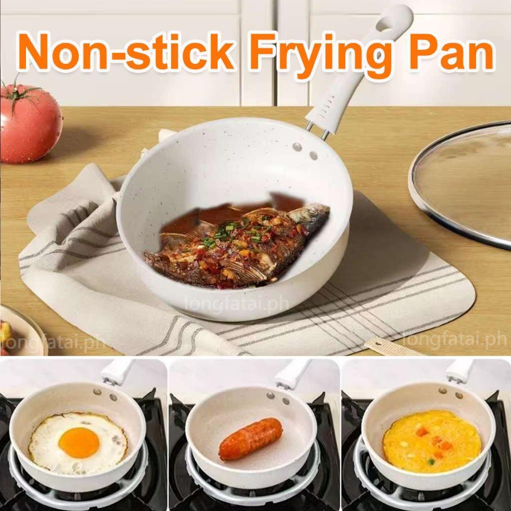 Original White Frying Fan Non Stick Egg Pan Non Stick Non Stick Frying ...