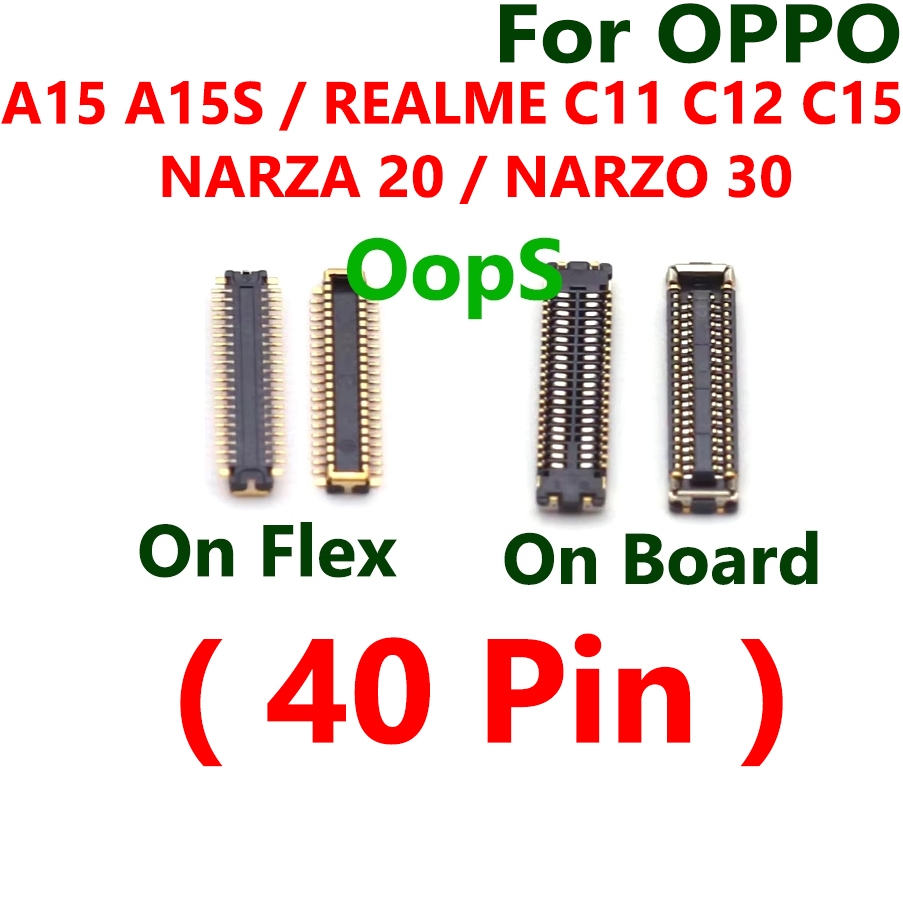 LCD Display FPC Connector On Main Board Flex For OPPO A15 A15S REALME ...