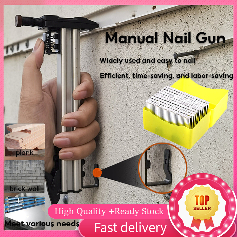 【Local delivery】Manual Nail Gun - Heavy Duty Staple Gun for Cement ...