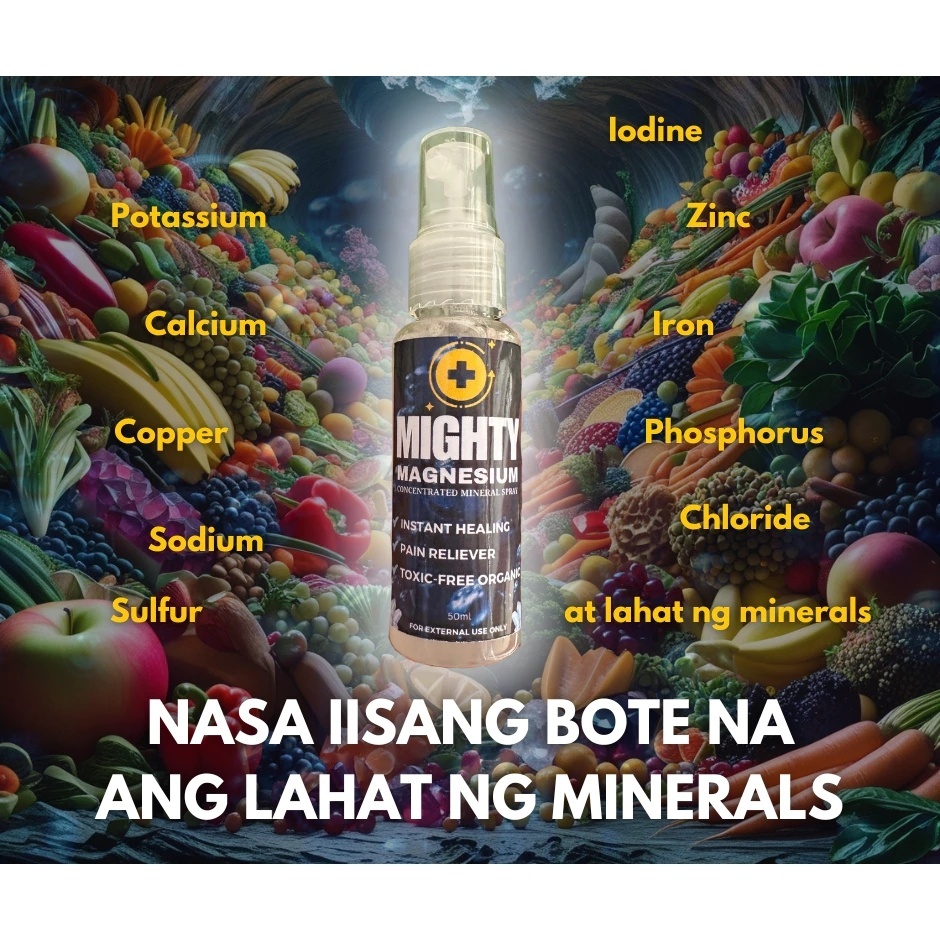 Mighty Magnesium Concentrated Mineral Spray | Shopee Philippines