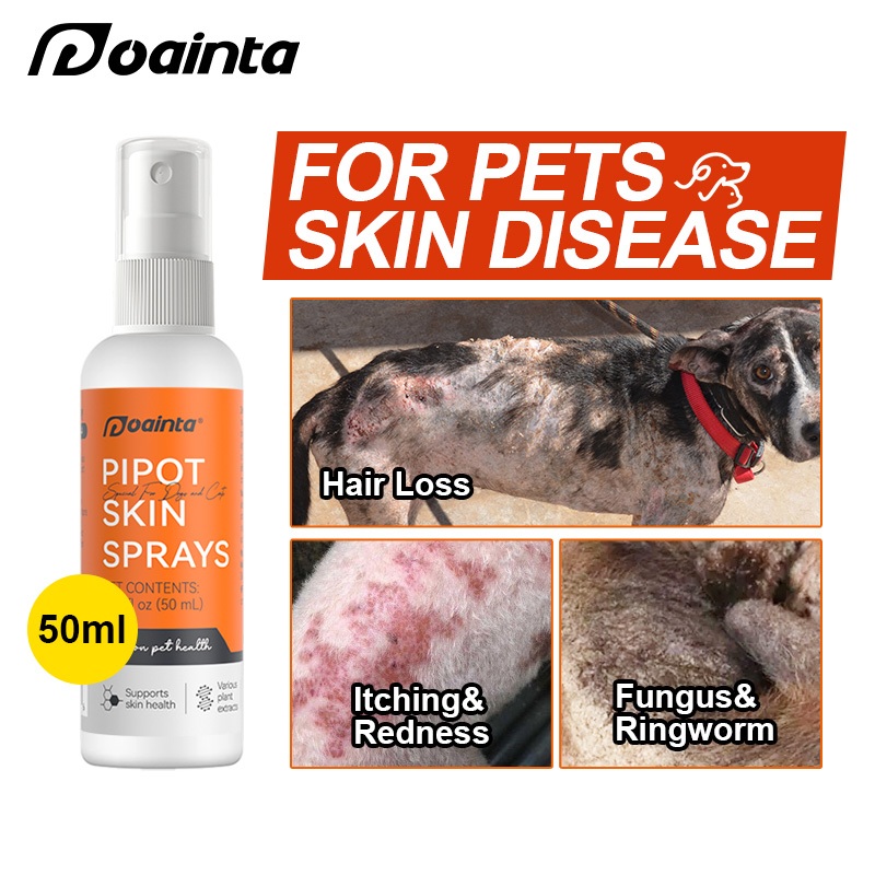 PUAINTA Antifungal Pipot Skin Spray For Dogs And Cat Skin Disease ...