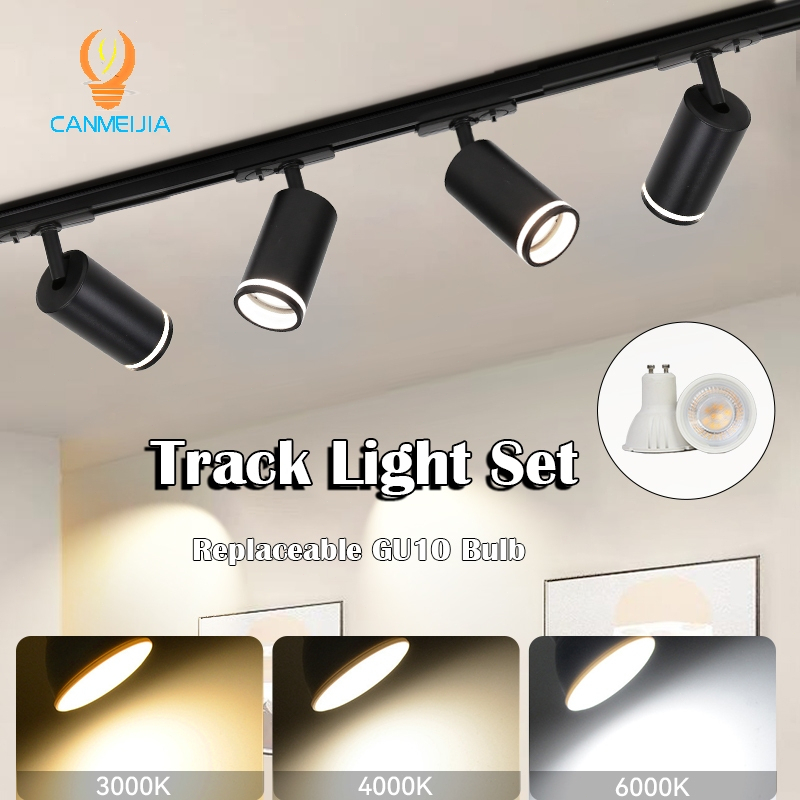 Replaceable GU10 Track Light Tri-color LED Spotlight Bulb Replaced ...