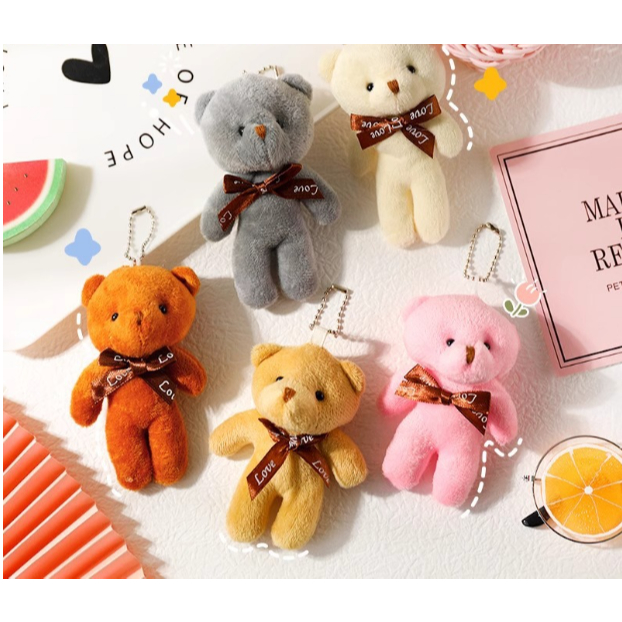 Toy Mini Bear Cute Small Size Bear Doll 12cm conjoined Teddy Bear Toys ...