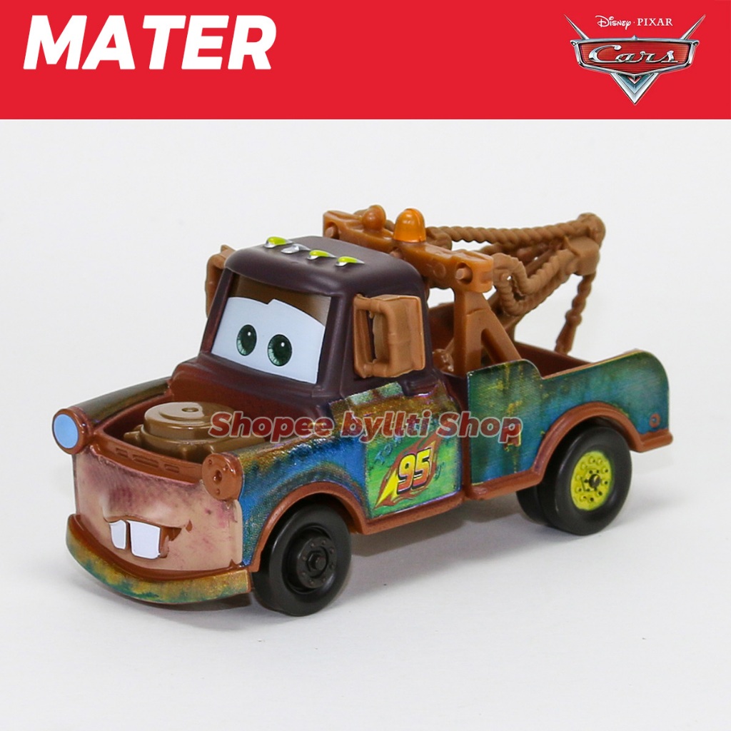 Mattel Disney Pixar Cars 2 Tow Mater 1:55 Diecast Car McQueen Toys Boys ...