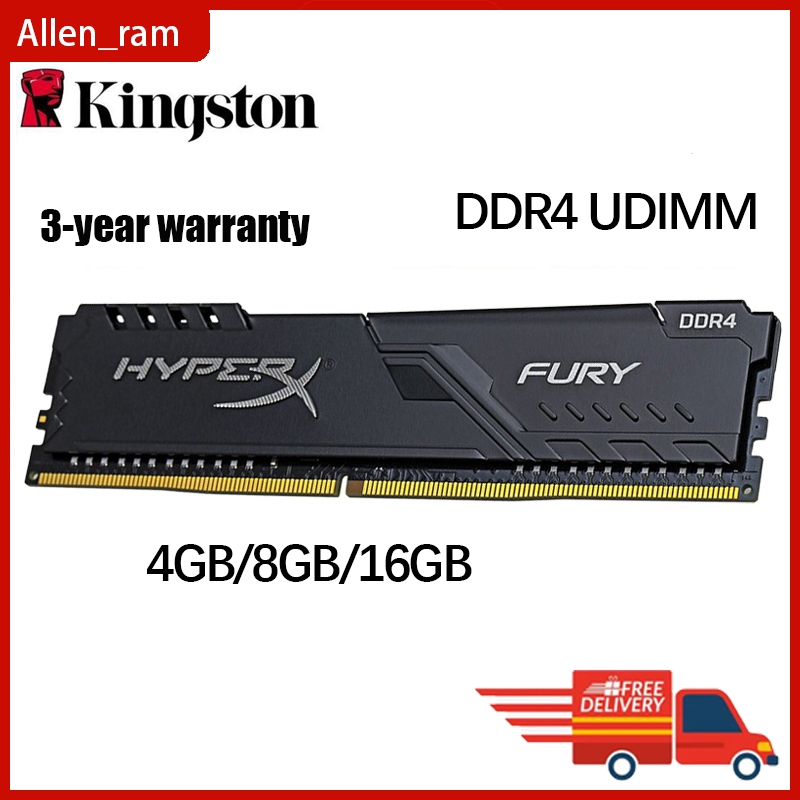 Kingston HyperX Fury Beast DDR4 RAM 4GB 8GB 16GB DDR4 1.2v 2133Mhz ...