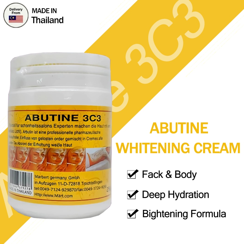 Abutine 3C3 whitening body cream to support body skin beauty from ...