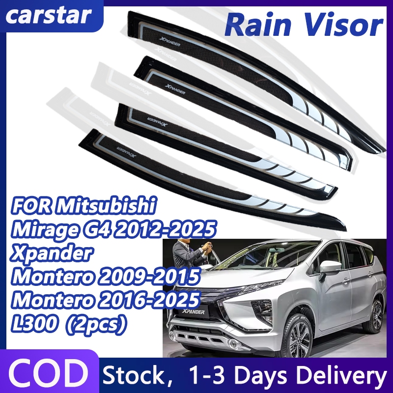 Rain Visor for Mitsubishi Mirage G4 Xpander Montero L300 2009 - 2025 ...