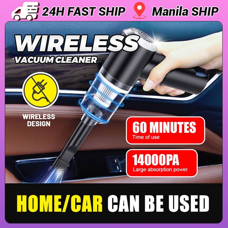 Portable Car Vacuum Cleaner 2in1 Vacume Cleaner For Home Handheld ...