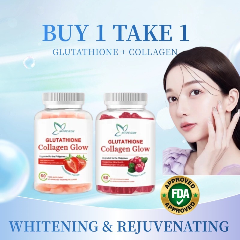 NATURE GLOW Glutathione Collagen Glow Original Anti-Aging Whitening ...