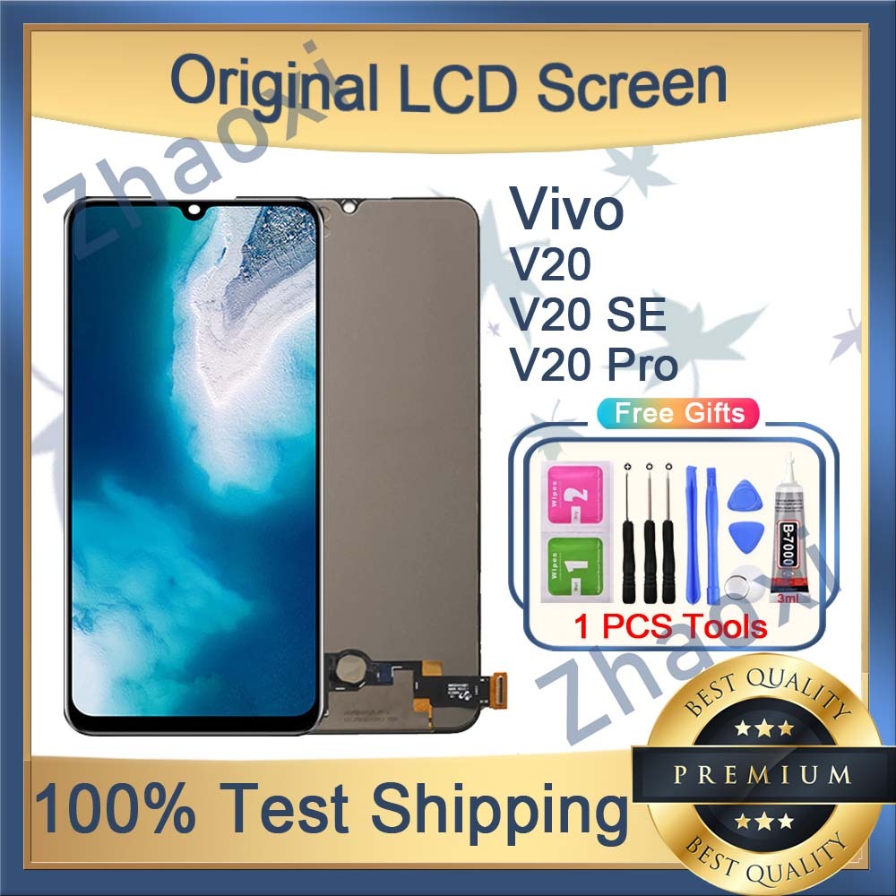 Original AMOLED Vivo V20 V20 SE V20 Pro LCD Display Touch Screen ...
