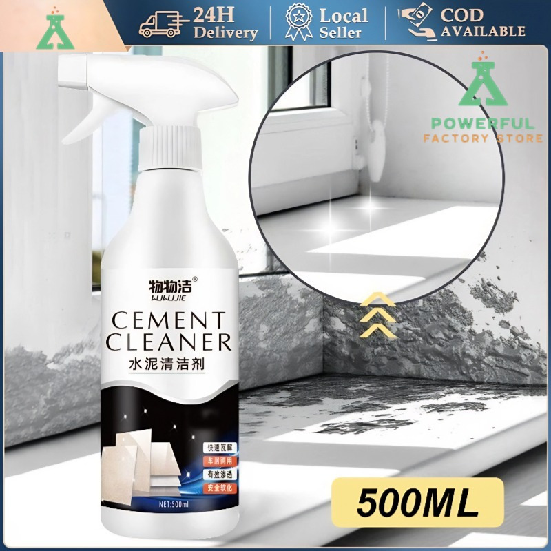 Strong Cement Stain Remover for Home & Car 500ml - Fast-Acting Cleaner ...