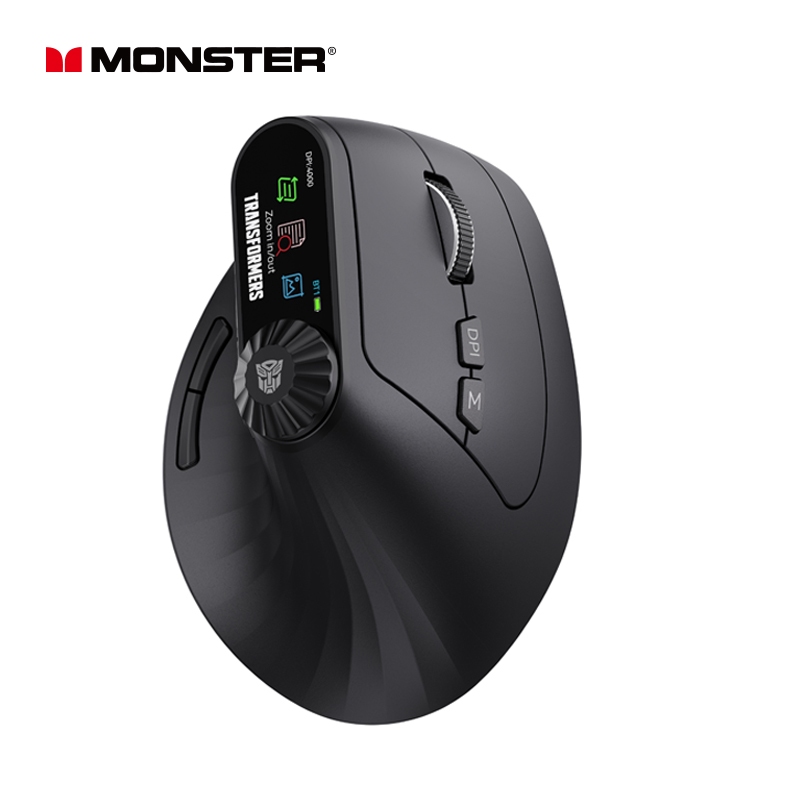 Monster Transformers VM01 Vertical Ergonomic Mouse Tri-mode Silent ...