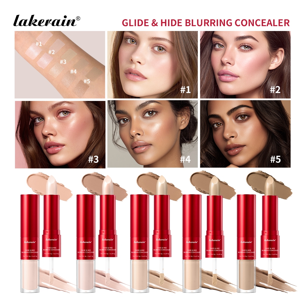 Lakerain Glide & Hide Blurring Concealer 8g / 5 Colors,2 In 1 Total ...