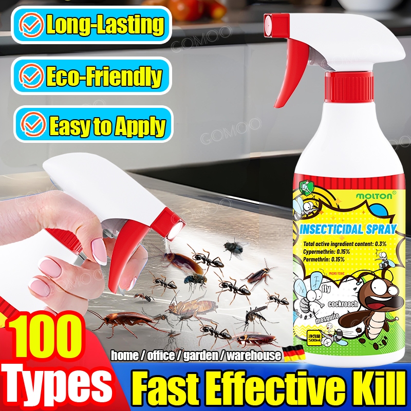 ⚡️Kills 100 species⚡️ GOMOO Insecticide 500ML Powerful Cockroach Killer ...