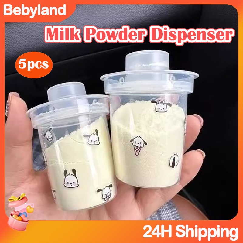 5pcs 80ML Milk Powder Dispenser, Baby Formula Dispenser, Pre-Measured ...