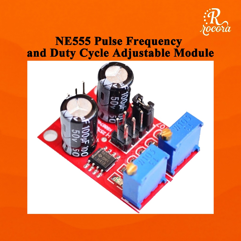 NE555 Pulse Frequency Duty Cycle Adjustable Square Wave Signal ...