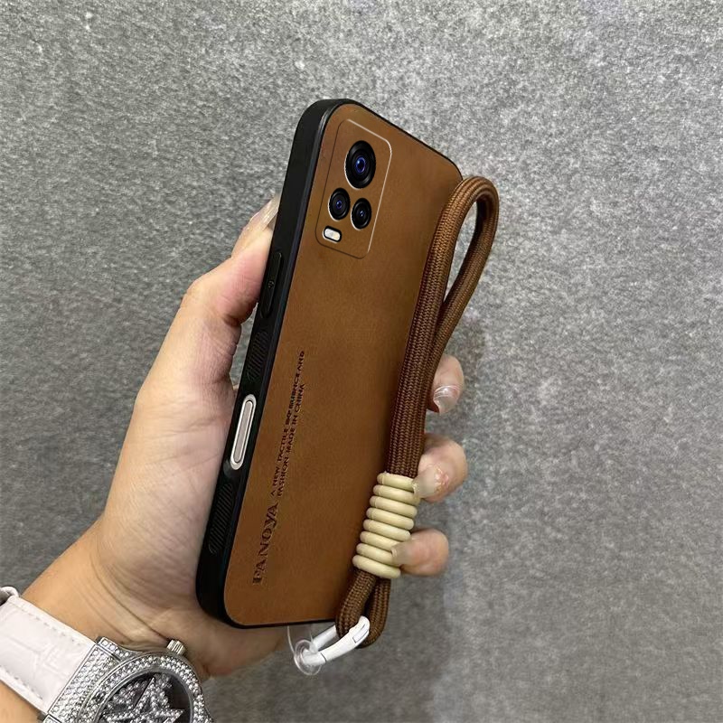 Case for VIVO v20 pro v21 v23 v23e 5g phone casing Leather anti slip ...