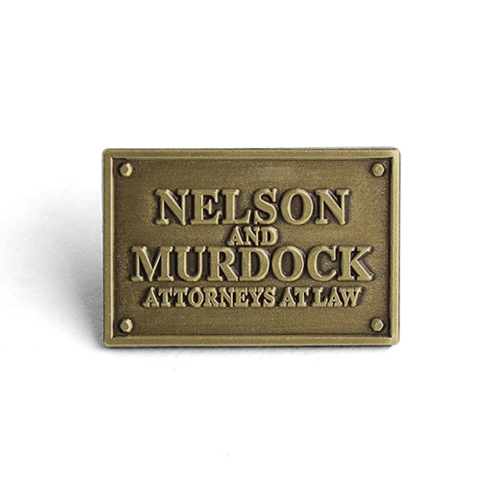 Nelson and Murdock Attorneys At Law Logo Badge Movie Peripheral Brooch ...