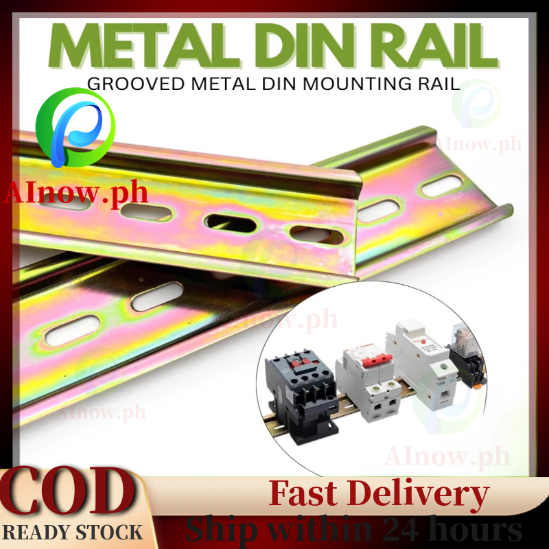 20/50 cm grooved metal DIN fixed rail general circuit breaker rail ...