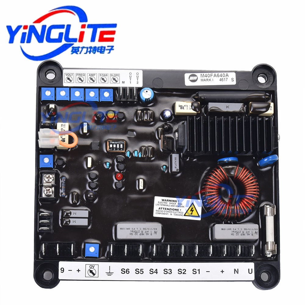 M40FA640A Original Brushless Silent Diesel Generator Automatic Voltage Regulator (AVR) | Shopee ...